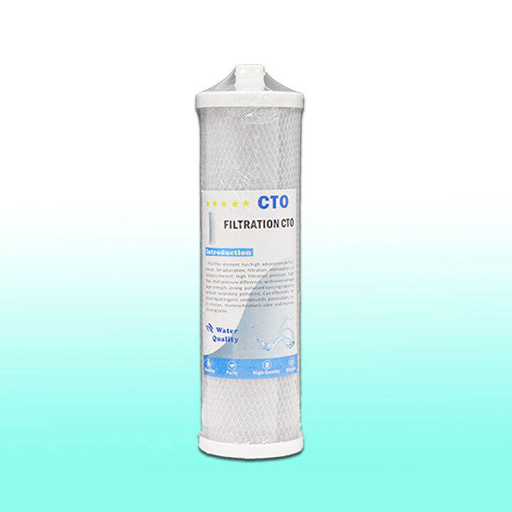 10 Inch Activated Carbon CTO Water Filter Purifier Cartridge Water ...