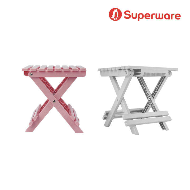 Srithai Superware เก้าอี้พลาสติกพับได้ เก้าอี้เตี้ย เก้าอี้ซักผ้า เก้าอี้พกพา เก้าอี้ปิคนิค ...