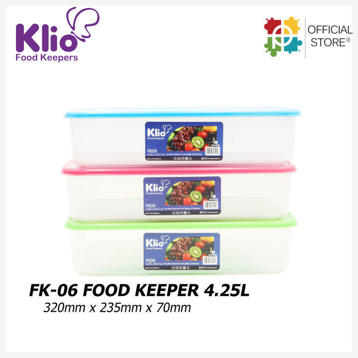 Klio Food Keeper 4.25L FK-06 | Lazada PH