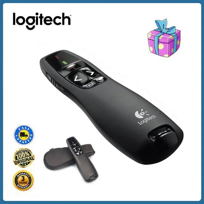 Explosive models Ori Logitech R400 Wireless Presenter Red Laser Pointer ...