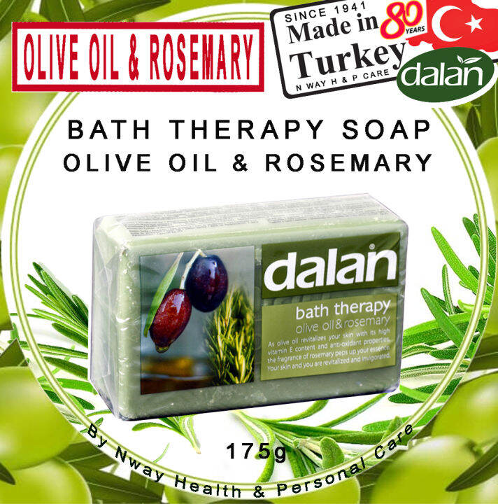 DALAN OLIVE OIL & ROSEMARY BATH THERAPY SOAP 175g | Lazada