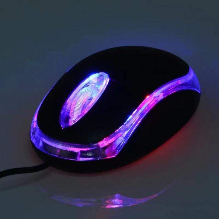 Eason Mall COD Wired USB Mini Mouse Colorful Breathing Light Black ...