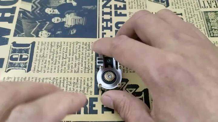 Two Stroke Engine Fidget Spinner EDC Metal Fidget Toy ADHD Autism Hand ...