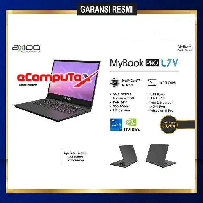LAPTOP AXIOO MYBOOK PRO L7V (16N9-5) i7 16GB 1TB 14"FHD IPS TKDN GARANSI RESMI | Lazada Indonesia