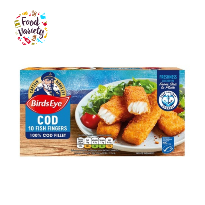 Birds Eye Cod Fish Fingers 10 Pack 280g เบิร์ด อาย ปลาคอด ฟิช ฟิงเกอร์ ...