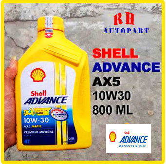 OLI SHELL ADVANCE AX5 SCOOTER MATIC 0,8L oli shell advance ax5 Bebek ...