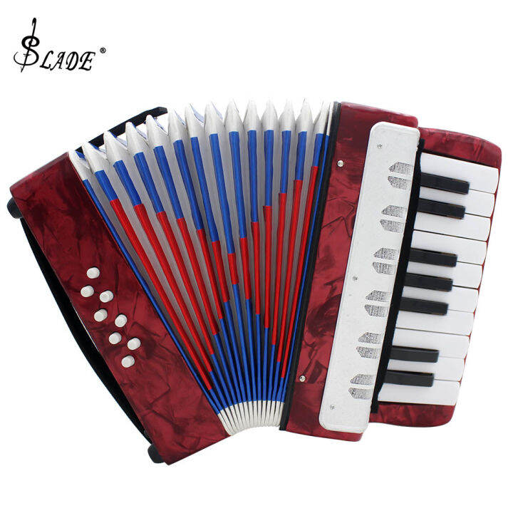 SLADE 17 Keys Mini Accordion Educational Musical Instrument Cadence ...