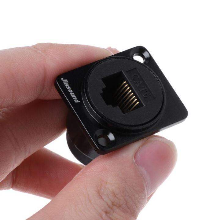D-type Module RJ45 Socket Cable Female Signal Connector Cat6 Panel ...