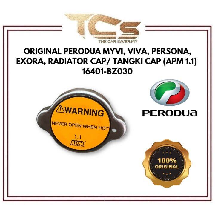 ORIGINAL PERODUA MYVI, VIVA, PERSONA, EXORA, RADIATOR CAP/ TANGKI CAP ...