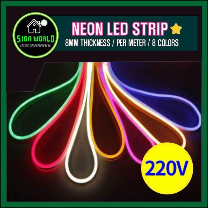 Neon LED Tube (AC 220V, per Meter) / Waterproof Flex Lights Strip ...