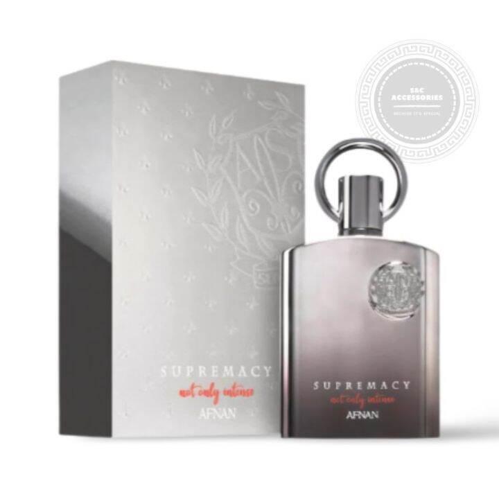 Supremacy Not Only Intense by Afnan 100ml Extrait de Parfum Amber Spicy ...