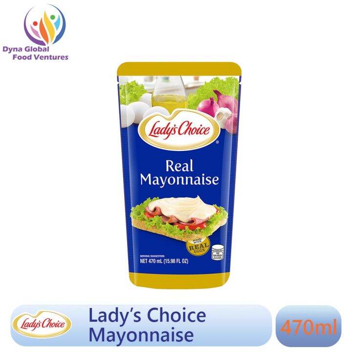 Lady's Choice Mayo Real Mayonnaise Doy Pack 470ml | Lazada PH