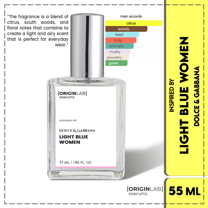 Perfume for Women - LIGHT BLUE WOMEN D&G Inspired - ORIGINLAB parfums ...
