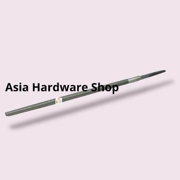 Kikir Bulat 10" Halus TEKIRO Round Files Smooth Cut 10 Inch Inci ...