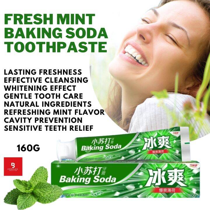 baking soda toothpaste fresh mint baking soda toothpaste 160g Whitening ...