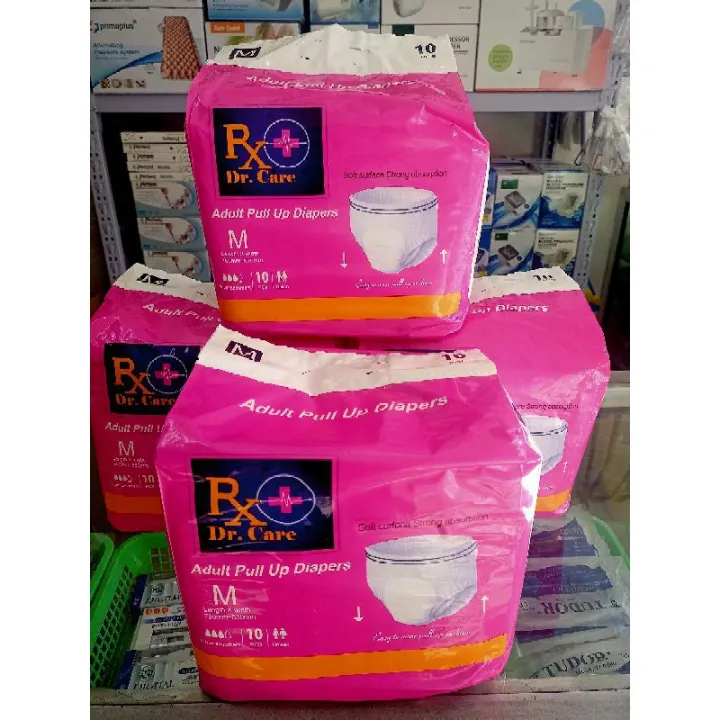 Pull Ups Diapers Adult Medium 10pcs Rx Dr Care Lazada Ph