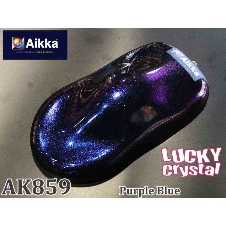 AIKKA AK859 PURPLE BLUE LUCKY CRYSTAL*** SPECIAL EFFECT 2K CAR PAINT ...