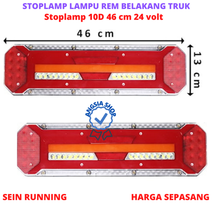 Stoplamp Lampu stop Variasi Stoplamp LED Rem Belakang Sein Running ...