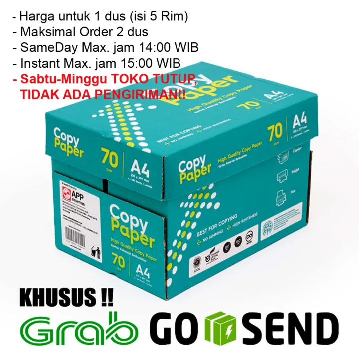 (5 rim) kertas hvs A4 | Lazada Indonesia