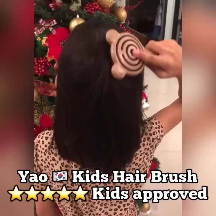 Yao Little Teddy Kids Hair Brush (For Ages 6-12) | Lazada PH