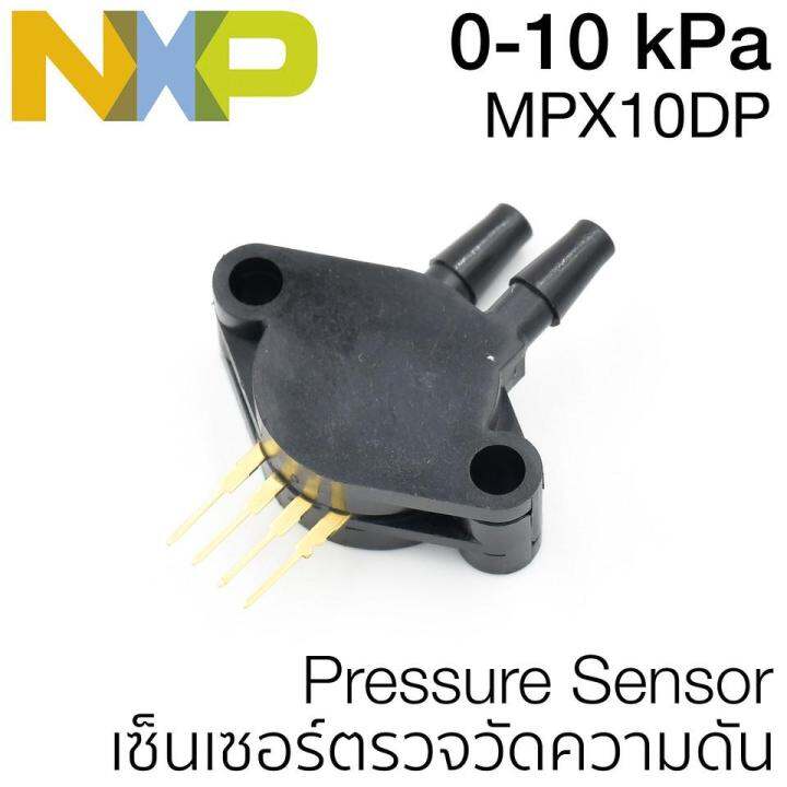 Freescale MPX10DP เซ็นเซอร์ตรวจวัดความดัน 0-10 kPa, 35 mV Full Scale Span, MPX10 Series ...