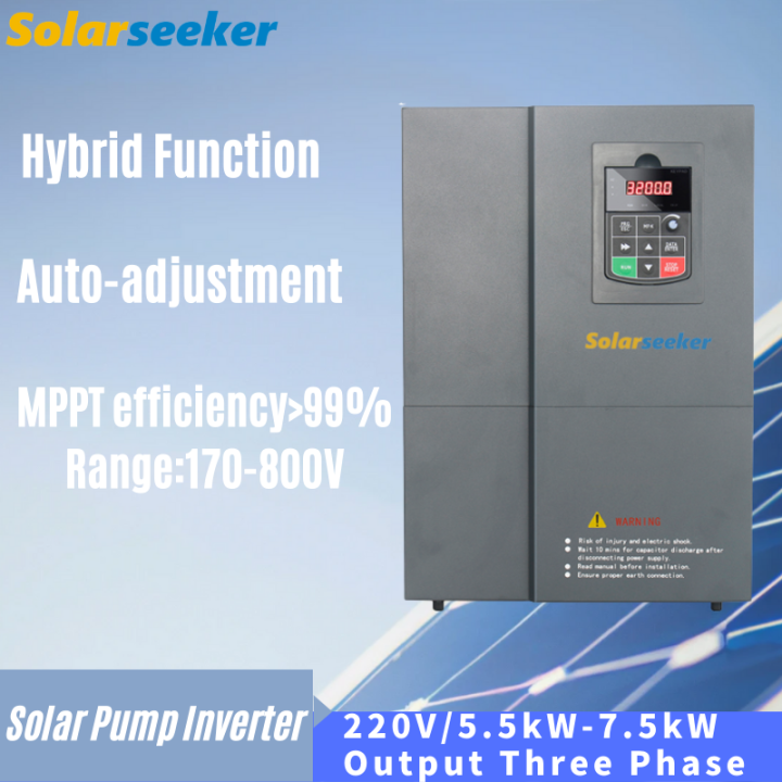 SP2/220V/5.5-7.5KW/Output 3-Phase/ Solar Pump Inverter,AC Drives,Solar ...