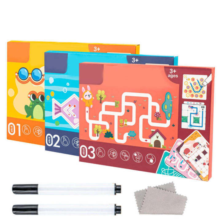 Pen Control And Tracing Book Colorful Pen Control And Tracing Book for ...