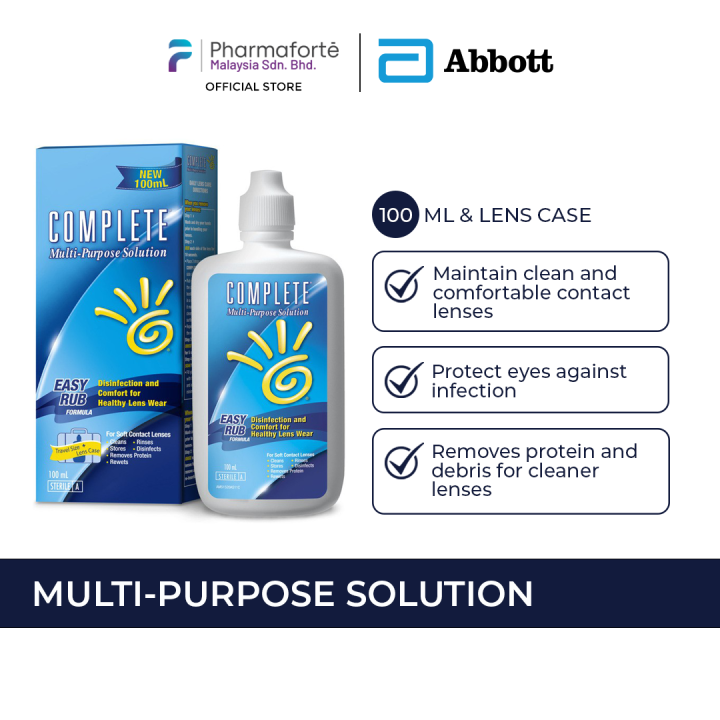 Complete Multi-Purpose Solution Easy Rub - Disinfection & Comfort For ...