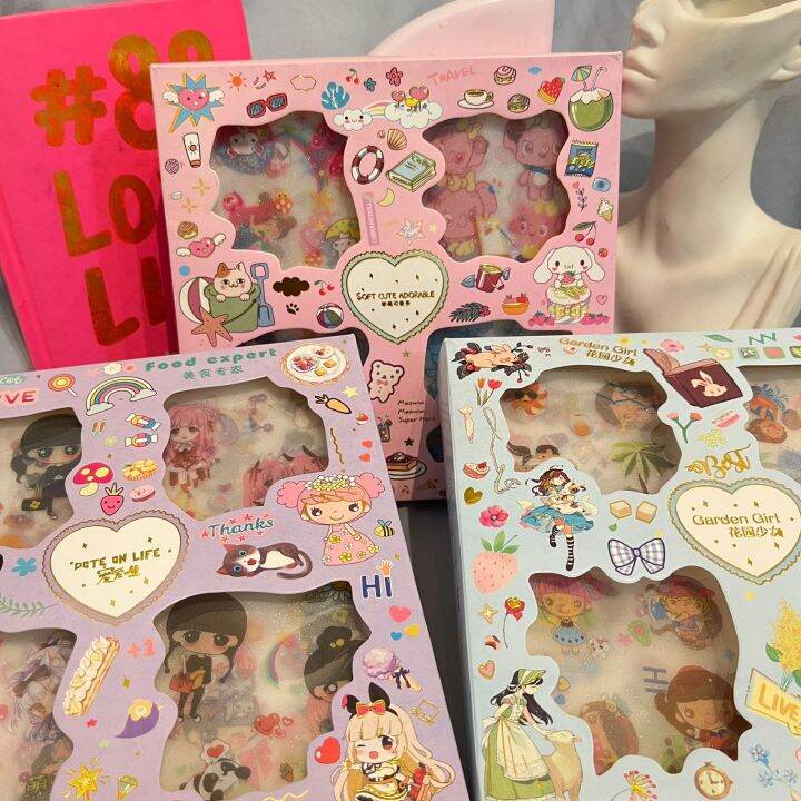 Sticker Box SENMU 32 Lembar Per Box Motif Anime V2 - WARNA WARNI RANDOM ...