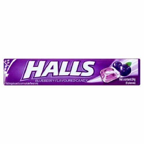 HALLS BLUEBERRY CANDY STICK 34G | Lazada