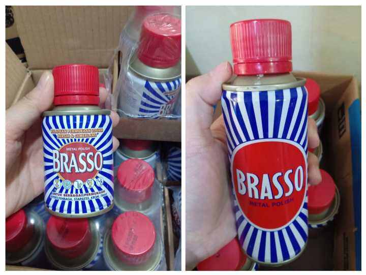 Brasso Metal Polish Cairan Pembersih Karat Braso Pengkilap Logam Serba ...
