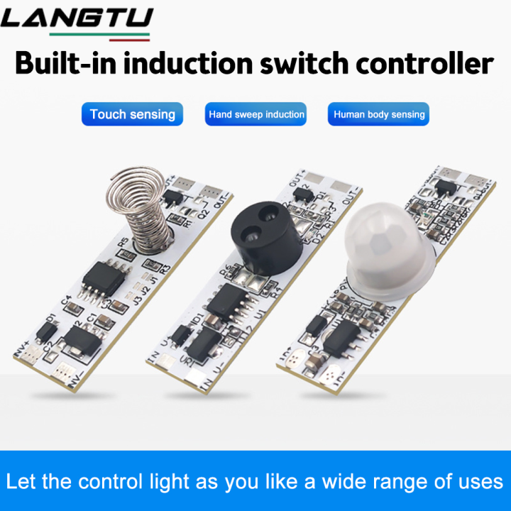 LANGTU PIR Infrared Motion Sensor 5-24VDC PIR Human Body Motion Sensor ...