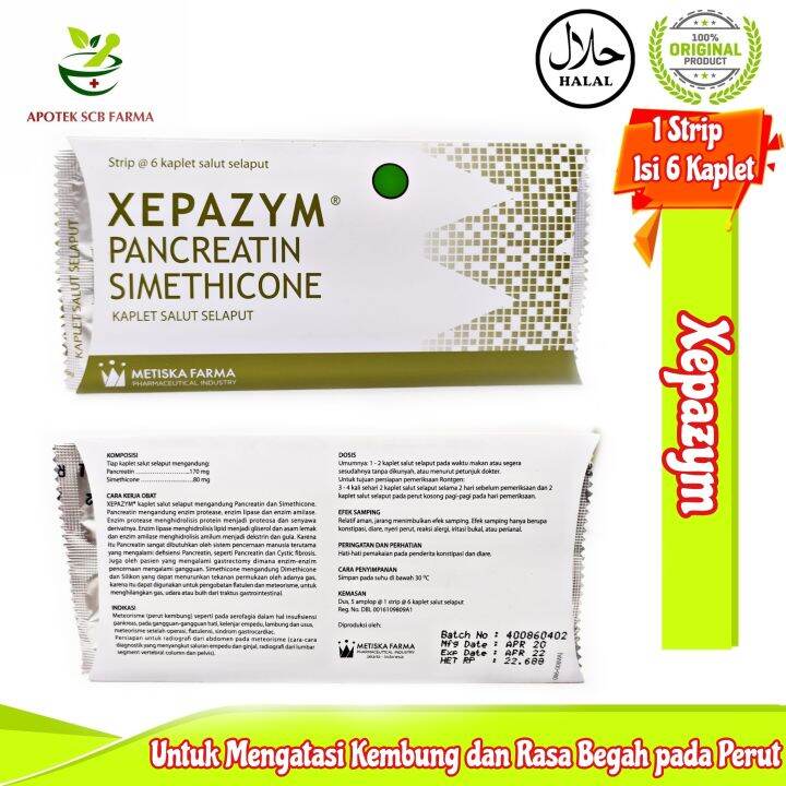 Xepazym Kaplet - Digunakan Untuk Membantu Mengatasi Kembung | Lazada ...