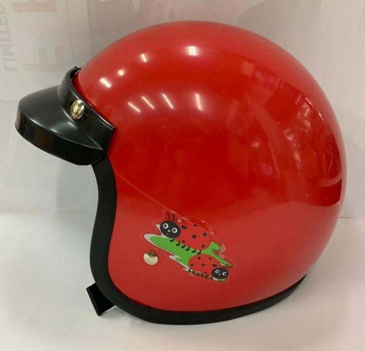 HELMET KIDS / HELMET CHILDREN / BUDAK NS88 KIDS (RED) SIRIM | Lazada