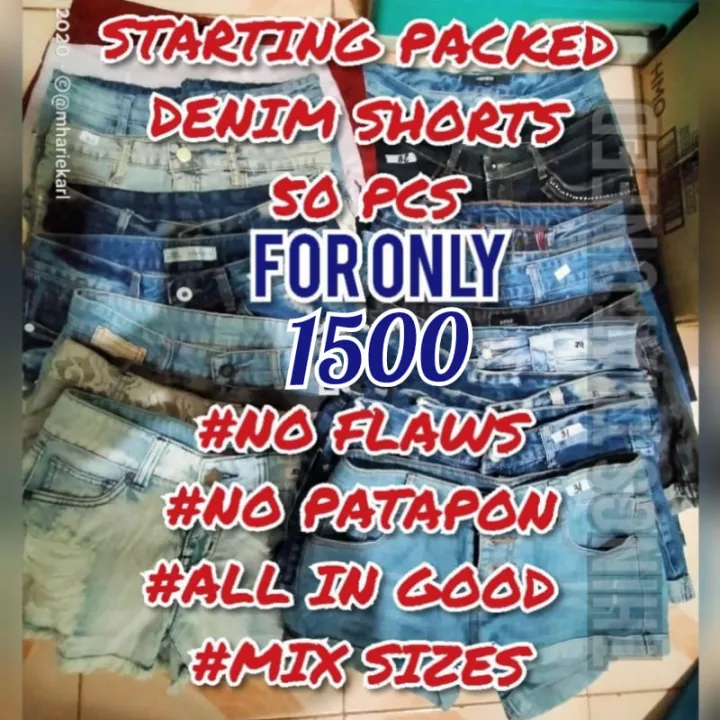 Bundle denim Shorts | Lazada PH