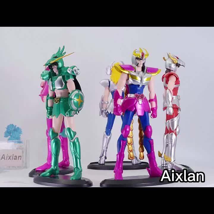 Saint Seiya Figure Phoenix Ikki Hyoga Seiya Shiryu Standing Action ...