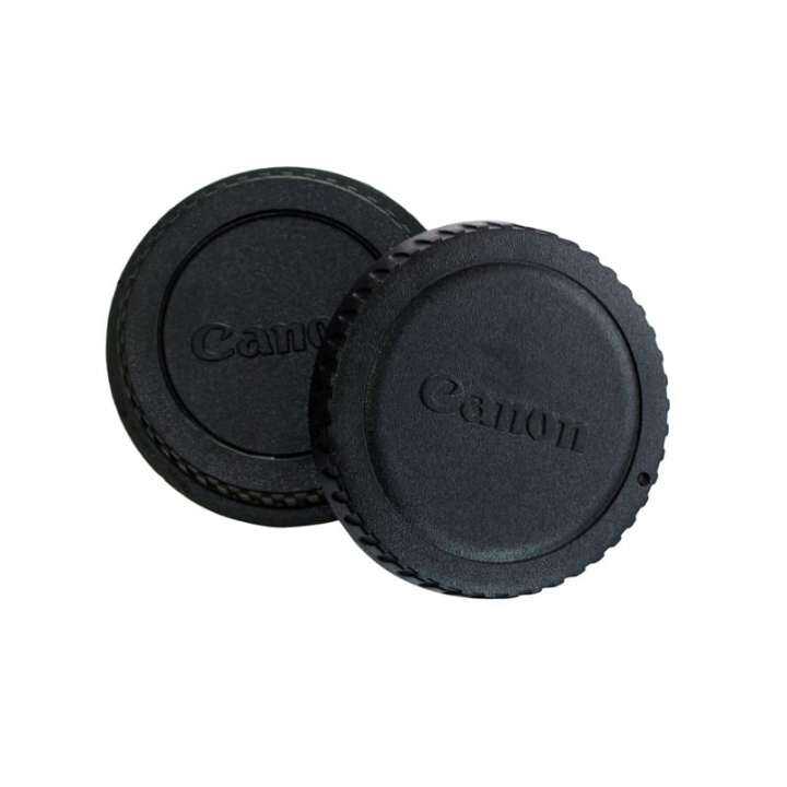 Canon Rear Lens Cap ฝาปิดท้ายเลนส์ + Body Cap ฝาปิดบอดี้ Canon | Lazada ...