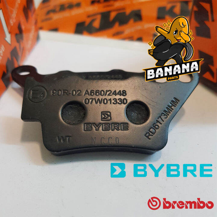 ผ้าเบรคหลังBybre BYBRE จากBrembo แท้ สำหรับ KTM DUKE RC/BMW/DUCATI ...