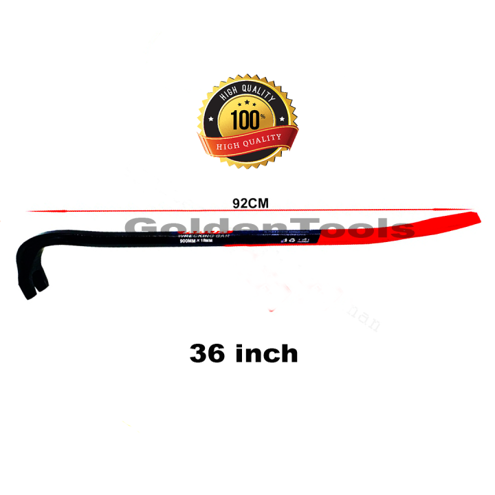 Linggis Crowbar 36 inch Kuku Kambing Alat Pencabut Congkel Paku Crowbar ...