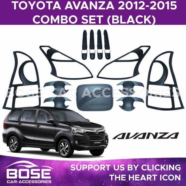 Toyota Avanza G J E Garnish Set 2012 2013 2014 2015 / 2016 2017 2018 / ...