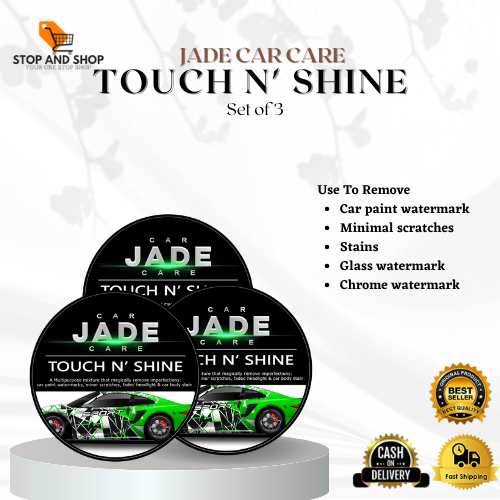 JADE CAR CARE TOUCH N SHINE (SET OF 3) CAR PRODUCTS AUTOMOTIVE CARE ...