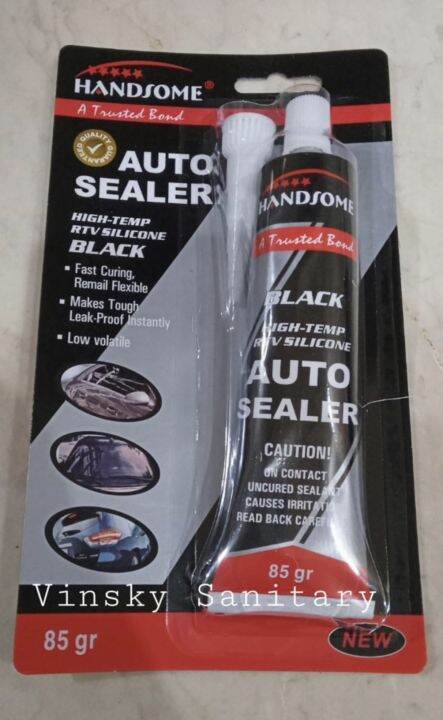 Lem AUTO SEALER hitam / lem Silicone hitam/lem bemper kaca mobil BESAR ...
