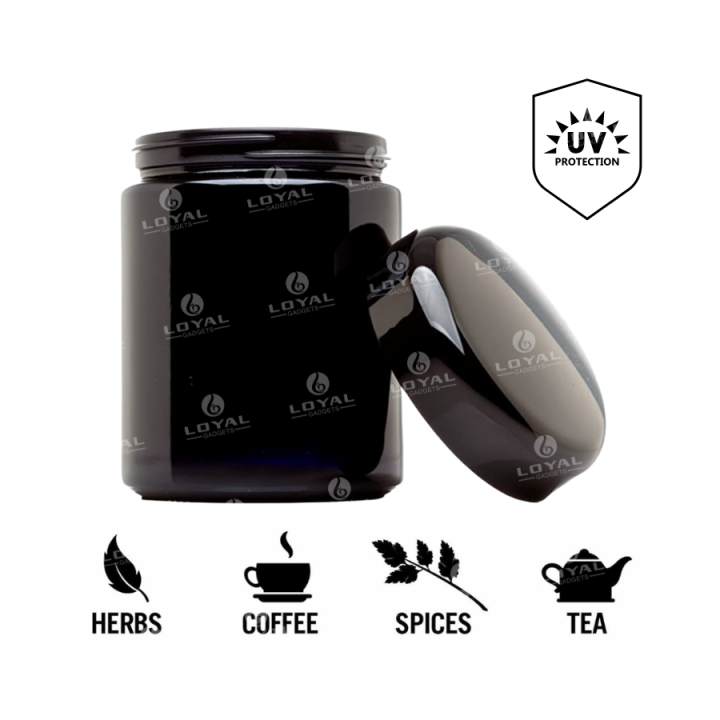 ส่งไวจากไทย🇹🇭!! ขวดแก้วทึบสีดำ UV Glass กันแสงยูวี เก็บสมุนไพร เก็บกลิ่น ปราศจากความชื้น ...