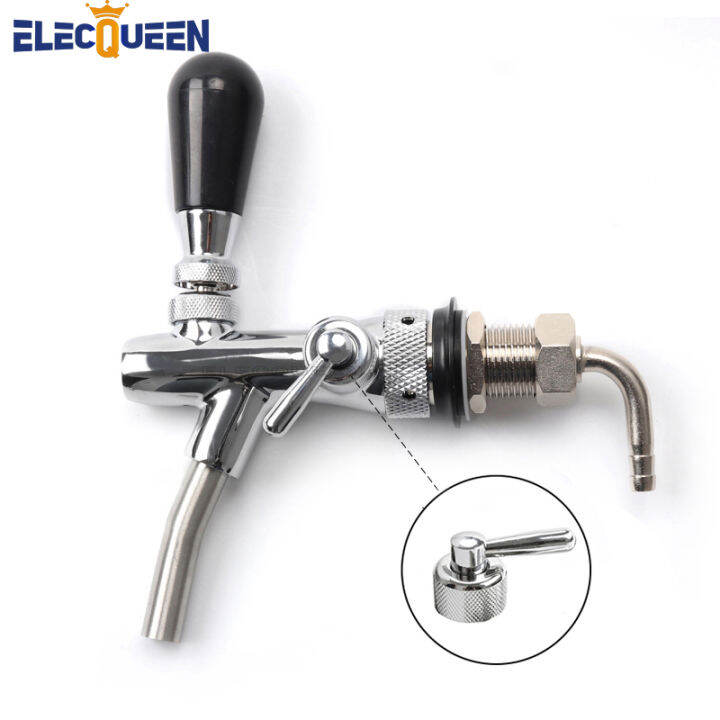 Beer tap faucet Adjustable Faucet with chrome plating Flow Control beer ...
