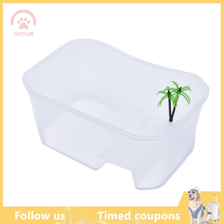 【SHZTGM】 Reptile Vivarium Box for Turtle Tortoise Feeding Box with ...