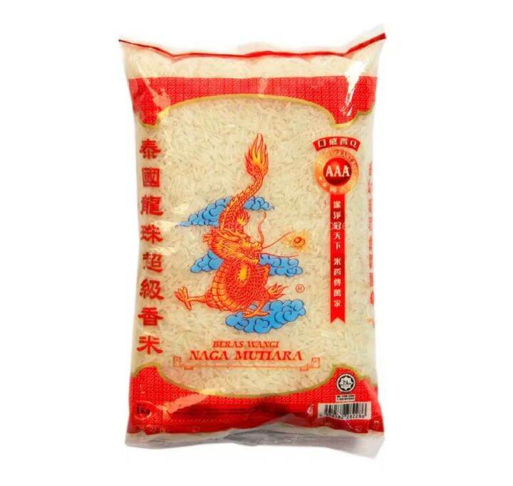 Naga Mutiara Thailand Beras Wangi 泰国龙珠超级香米 1kg | Lazada