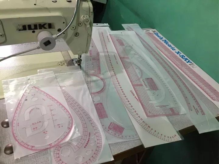 Tailor Ruler Set/7PCS Sewing Machine Aided Measuring Tool Straight ...