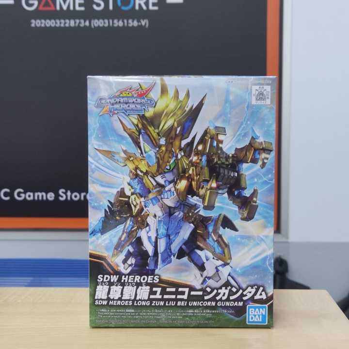 [Ready Stock] Bandai SDW Heroes No.17 Long Zun Liu Bei Unicorn Gundam ...