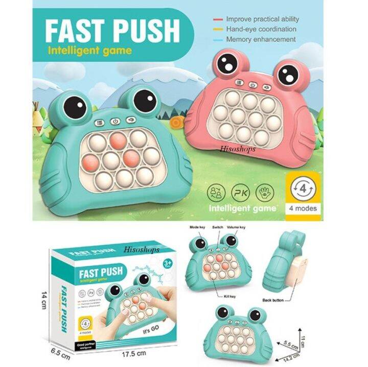 Fast Push Intelligent Game Pop it ไฟฟ้า เกมส์กดป็อปอิท ของเล่นเสริมทักษะ ฝึกความจำ และประสาท ...