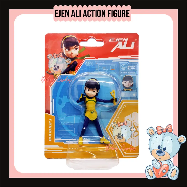 Ejen Ali Agent Alicia Original 10cm Character Action Figure Doll Toys ...